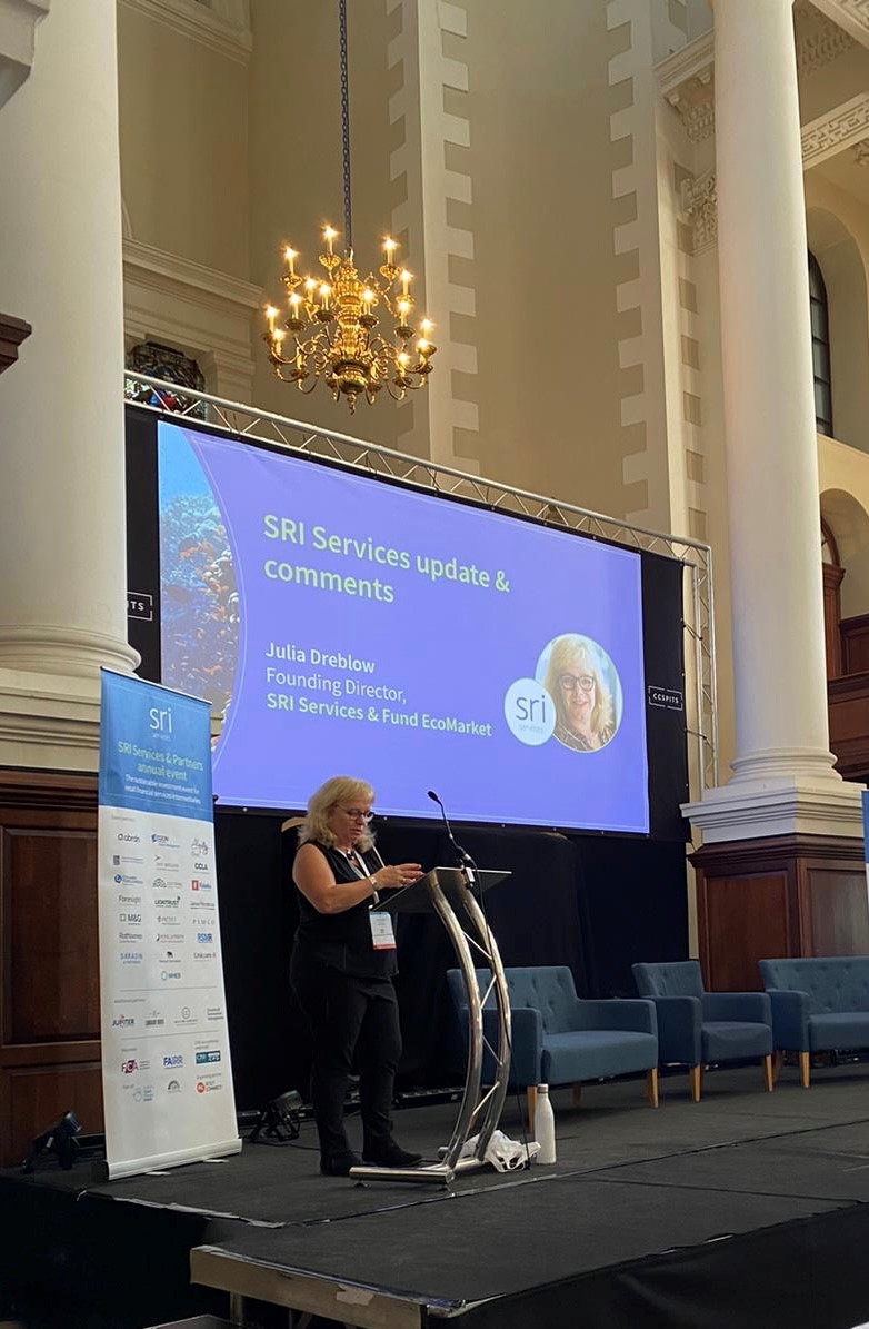 SRI Services & Partners annual Good Money Week event 2024 - SRI Services