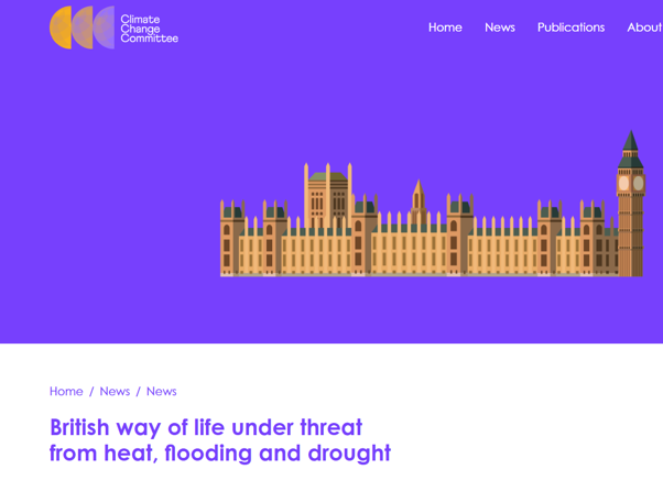CCC report - A Well Adapted UK